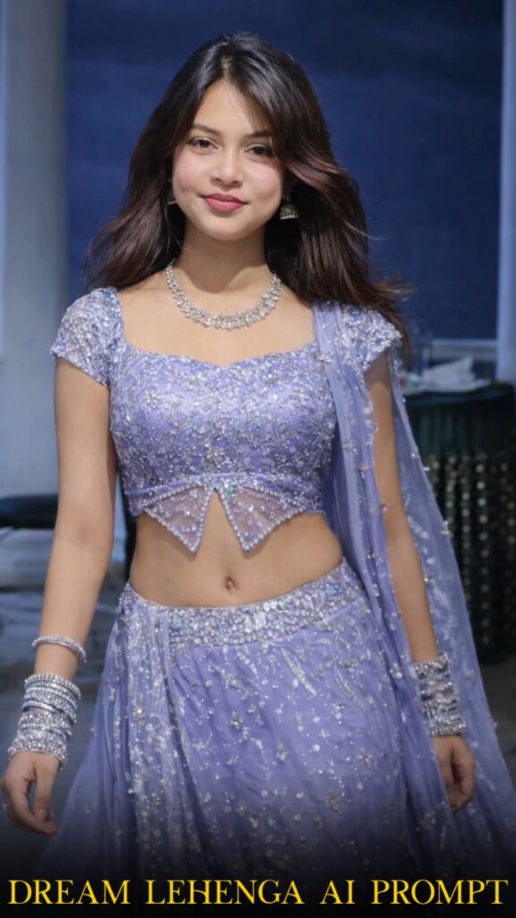 Ai Dream Lehenga Photo Editing Prompts - OSM Template